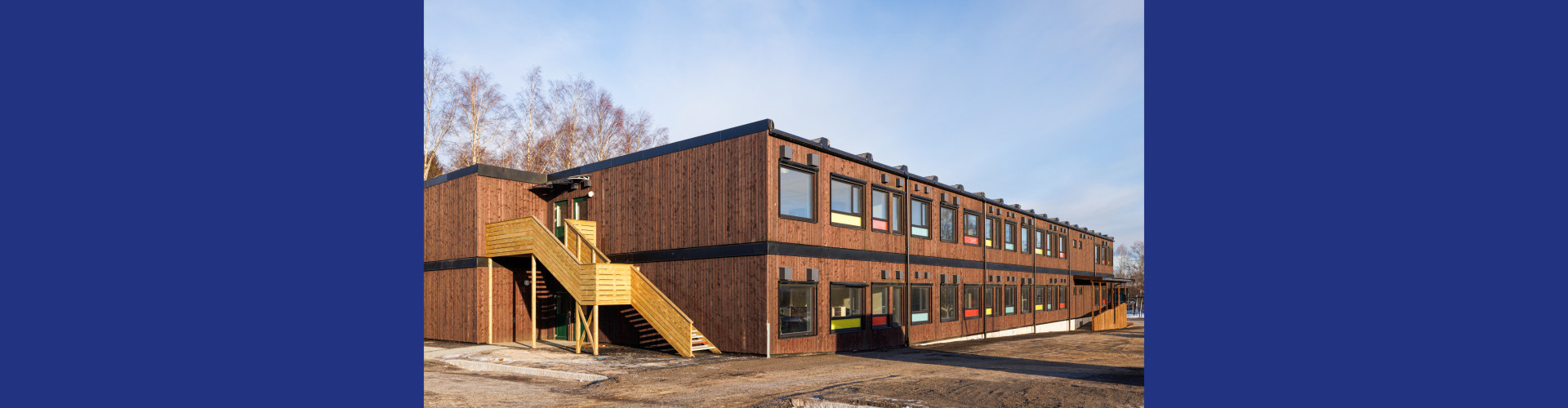 Rask modul­løsning ble moderne skole i toppklasse | Algeco