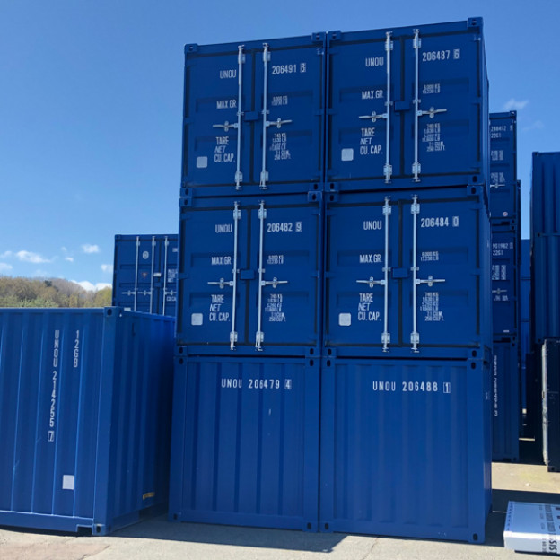 6 fots lagercontainer | Liten stålcontainer for lager - Algeco