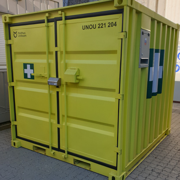 HMS-containerFørstehjelpsrom og redningsutstyr - Algeco